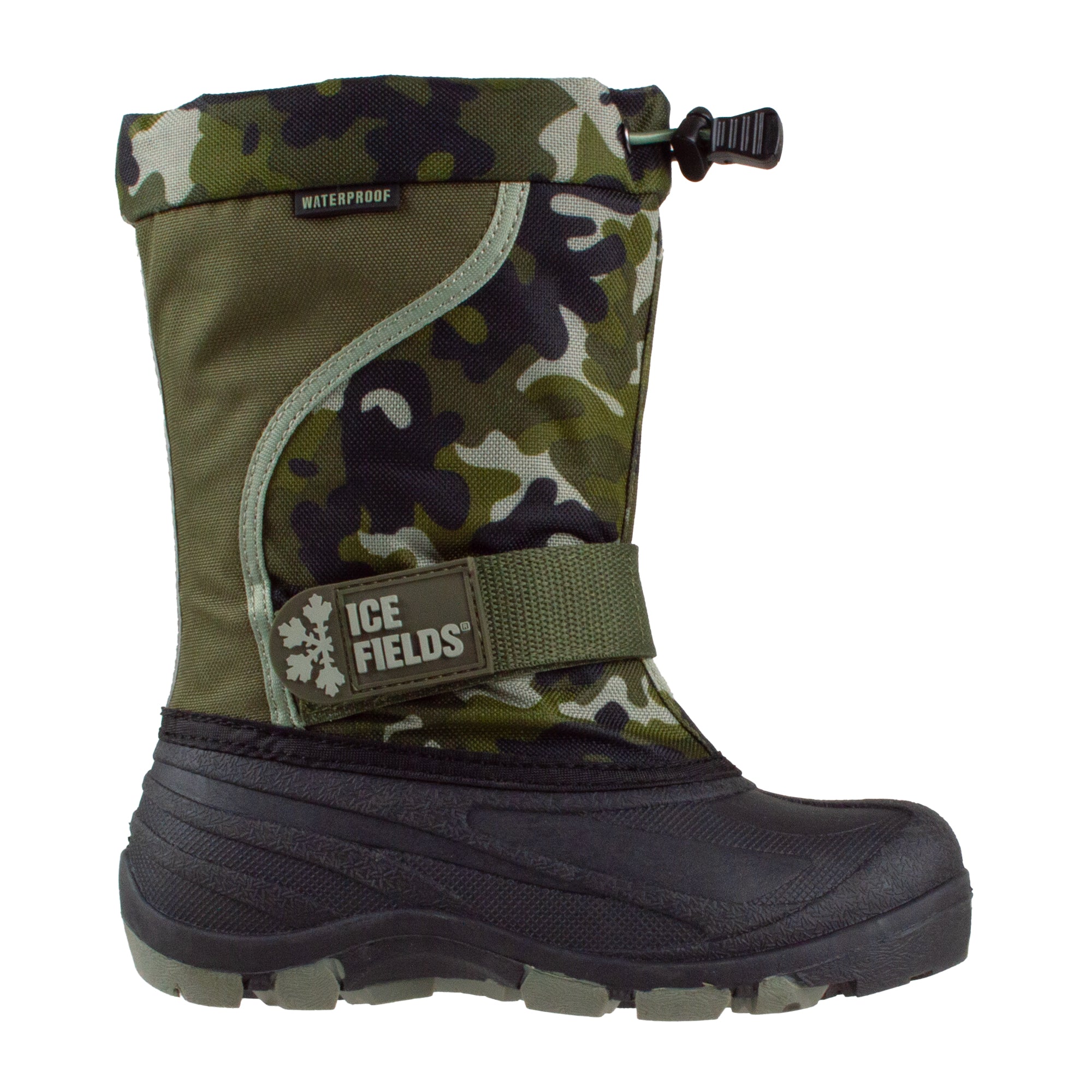 Kids' Snowblaster Olive Boot – Ice Fields